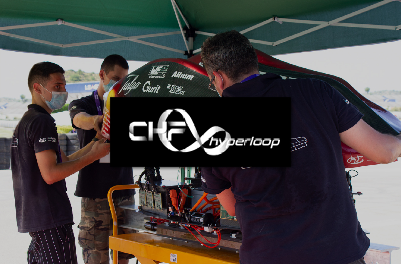 Hyperloop CHF’s train prototype with 3D printed parts