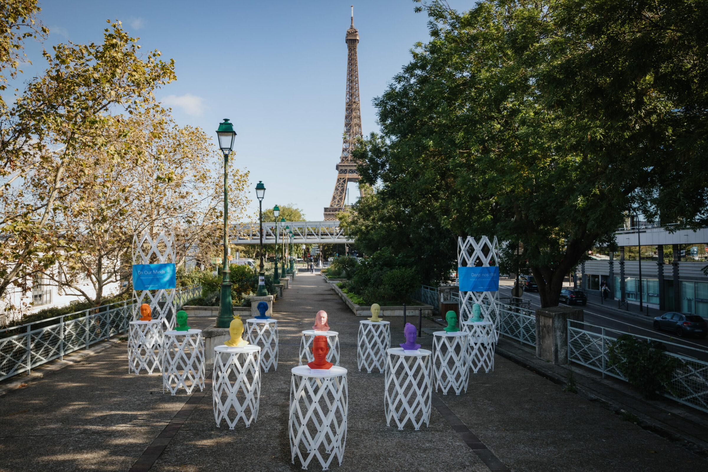 Unicef 3D prints mental health awareness art installation “On Our Minds”